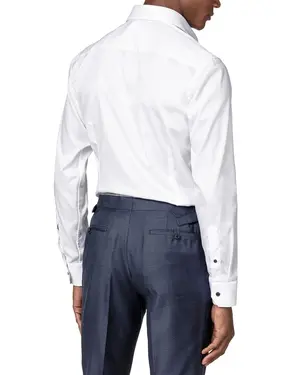 Eton Slim Fit Twill Dress Shirt