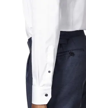 Eton Slim Fit Twill Dress Shirt