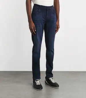 7 For All Mankind Slimmy Tapered Luxe Performance Plus Jeans - Navy