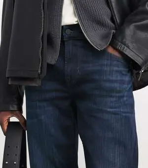 7 For All Mankind Slimmy Tapered Luxe Performance Plus Jeans - Navy