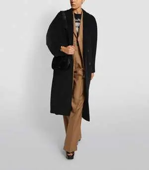 Max Mara Madame Icon Mid-length Coat - Black
