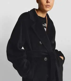 Max Mara Madame Icon Mid-length Coat - Black