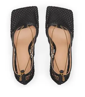 bottega veneta - Bottega Veneta Mesh Stretch Pumps 90