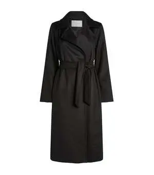 Max Mara Manuela Belted Coat - Black