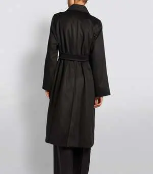 Max Mara Manuela Belted Coat - Black