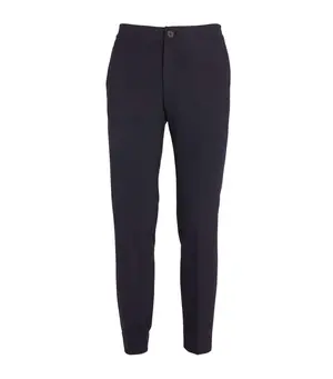 Sandro Stretch Jersey Trousers - Blue