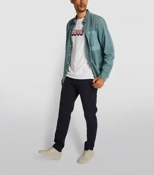 Sandro Stretch Jersey Trousers - Blue