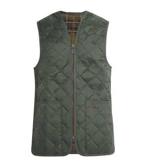 Barbour Quilted Zip-in Liner Gilet - Green