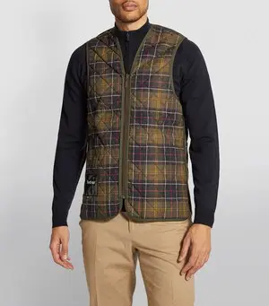 Barbour Quilted Zip-in Liner Gilet - Green