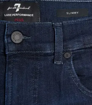 7 For All Mankind Slimmy Lux Performance Plus Jeans - Blue