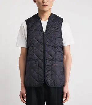 Barbour Quilted Zip-in Gilet Liner - Navy