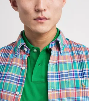 Polo Ralph Lauren Cotton Mesh Custom-fit Polo Shirt - Green