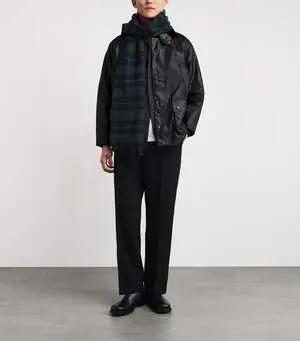 Barbour Waxed Bedale Jacket - Black