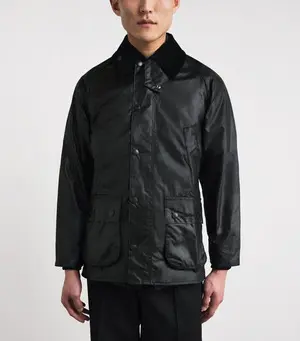 Barbour Waxed Bedale Jacket - Black