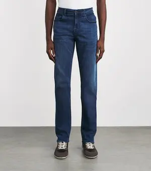 7 For All Mankind Slimmy Luxe Performance Plus Jeans - Blue