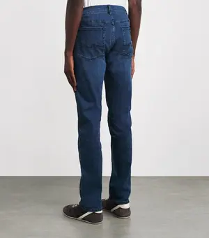 7 For All Mankind Slimmy Luxe Performance Plus Jeans - Blue