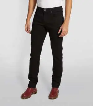FRAME Slim L'homme Noir Jeans - Black