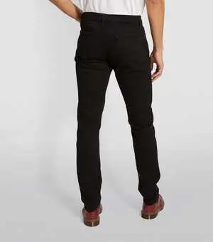 FRAME Slim L'homme Noir Jeans - Black