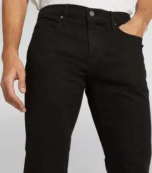 FRAME Slim L'homme Noir Jeans - Black