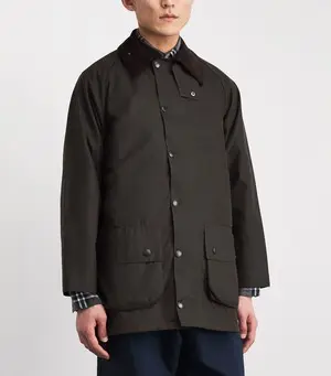 Barbour Waxed Beaufort Jacket - Green