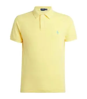 Polo Ralph Lauren Cotton Mesh Slim-fit Polo Shirt - Yellow