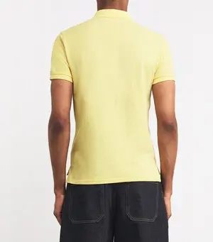Polo Ralph Lauren Cotton Mesh Slim-fit Polo Shirt - Yellow