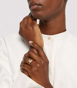 Pomellato Mixed Gold And Topaz Nudo Classic Ring