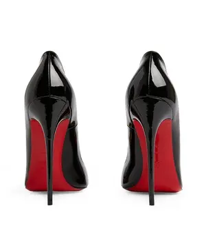 CHRISTIAN LOUBOUTIN So Kate 120 Patent Leather Pumps - Red