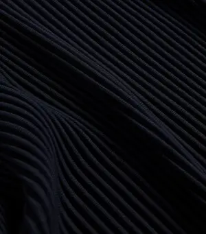 Issey Miyake Pleated T-shirt - Navy