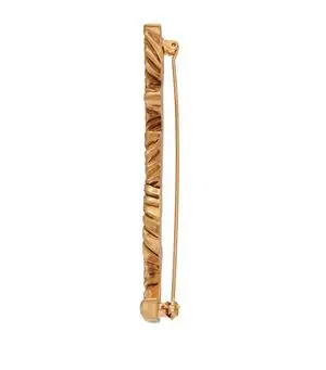 Saint Laurent Opyum Twisted Brooch