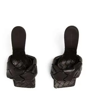 Bottega Veneta Quilted Leather Lido Mules 90
