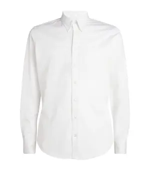 Giorgio Armani Cotton Formal Shirt - White