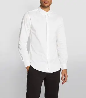 Giorgio Armani Cotton Formal Shirt - White