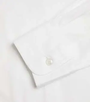 Giorgio Armani Cotton Formal Shirt - White