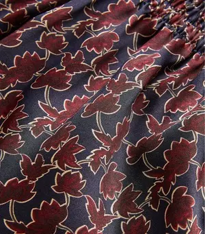 Zimmerli Silk Leaf Print Boxer Shorts - Navy