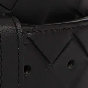 Bottega Veneta Leather Intrecciato Belt
