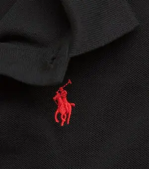 Polo Ralph Lauren Cotton Mesh Custom-fit Polo Shirt - Black