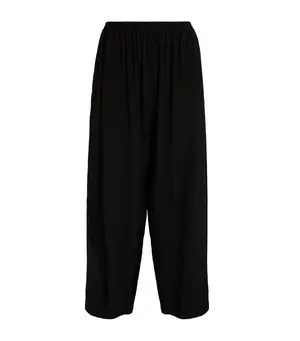 Eskandar Silk Japanese Trousers