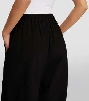 Eskandar Silk Japanese Trousers