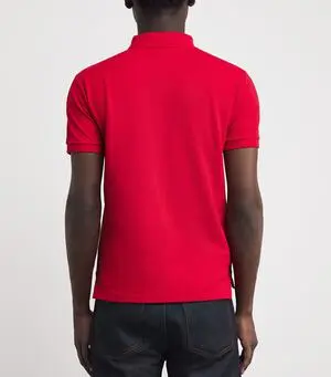 Polo Ralph Lauren Cotton Mesh Polo Shirt - Red