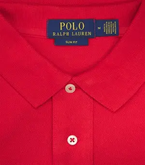 Polo Ralph Lauren Cotton Mesh Polo Shirt - Red