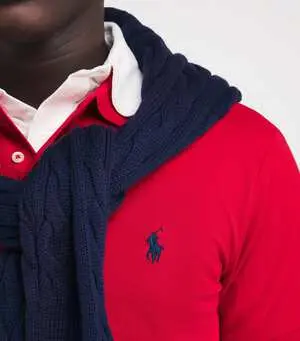 Polo Ralph Lauren Cotton Mesh Polo Shirt - Red