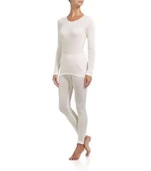 Hanro Pure Silk Leggings - Ivory