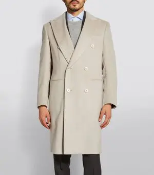 Brioni Cashmere Longline Coat