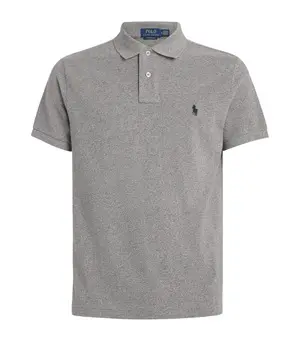 Polo Ralph Lauren Cotton Polo Pony Polo Shirt - Grey
