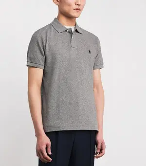 Polo Ralph Lauren Cotton Polo Pony Polo Shirt - Grey