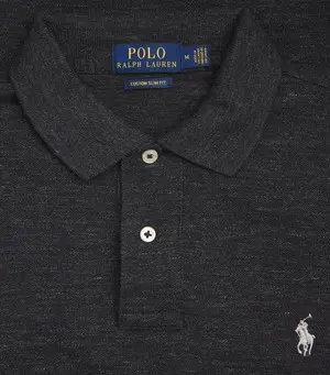 Polo Ralph Lauren Cotton Mesh Custom-fit Polo Shirt - Grey