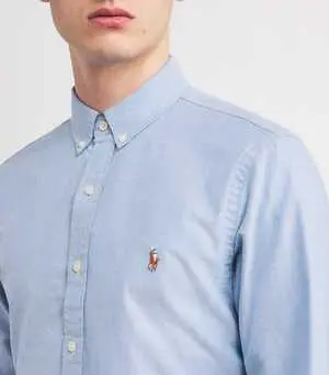 Polo Ralph Lauren Slim Oxford Shirt - Blue