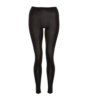 Hanro Pure Silk Leggings - Black