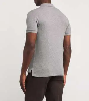 Polo Ralph Lauren Embroidered Logo Polo Shirt - Grey
